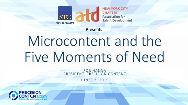 Presentations & Recordings | Precision ContentPrecision Content