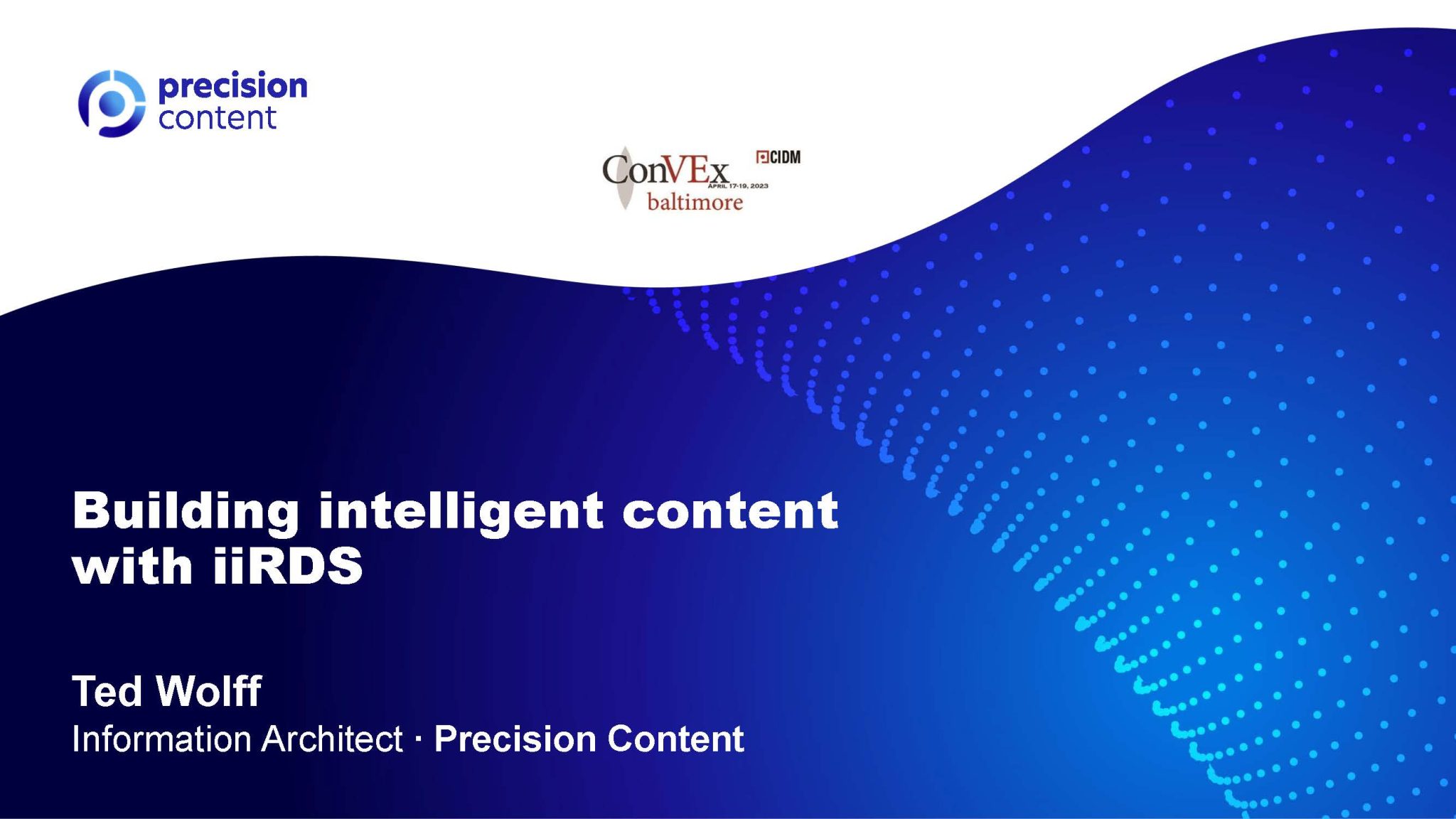 Presentations & Recordings | Precision ContentPrecision Content